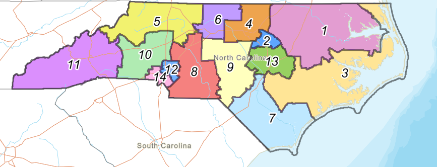 Congressional Districts Ncpedia